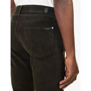 7 For All Mankind Slimmy Corduroy Cotton-blend Trousers