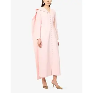 Mona Alshebil Crepe Maxi Dress
