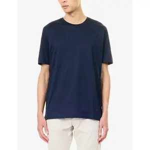 Corneliani Crew-neck Mercerized Cotton T-shirt