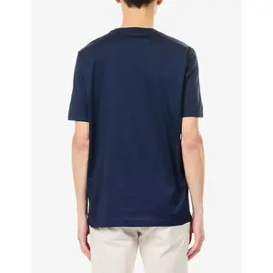 Corneliani Crew-neck Mercerized Cotton T-shirt