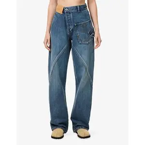 JW Anderson Twisted Workwear Cotton Denim Jeans