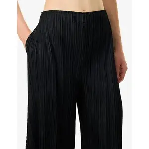 Issey Miyake Cropped Pleated Trousers