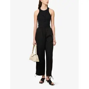 TOTEME Drawstring Cotton Trousers
