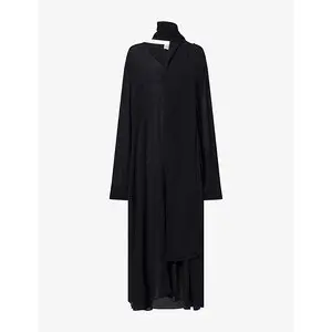 TOTEME Round Neckline Woven Maxi Dress