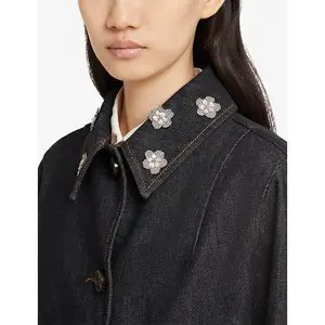 Marni Daisy Appliqué Denim Jacket - Emb99