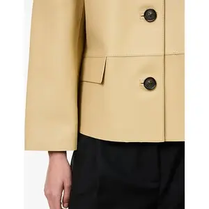 TOTEME Bonded Leather Jacket