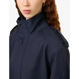 THE FRANKIE SHOP Kelly High-neck Woven Jacket