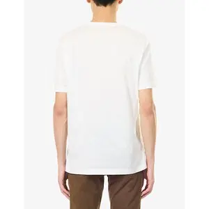 Corneliani Crew-neck Mercerized Cotton T-shirt
