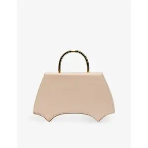 BOVENUE Reema Structured Leather Top-handle Bag - Tan