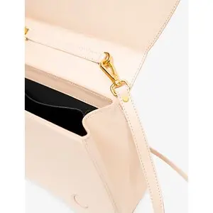 BOVENUE Reema Structured Leather Top-handle Bag - Tan