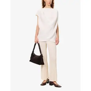 Issey Miyake Found Pleated Knitted Top