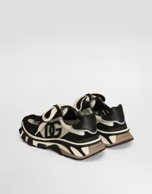 Dolce & Gabbana Dg Country Road Nylon And Leather Sneakers Sneakers - White