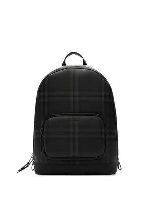 Burberry Check Backpack - Grey