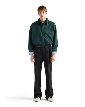 Prada Long-sleeved Cotton Polo Shirt
