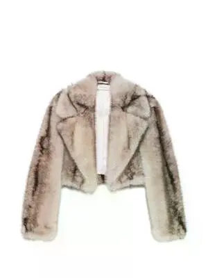 Sportmax Fur Jacket - Neutrals