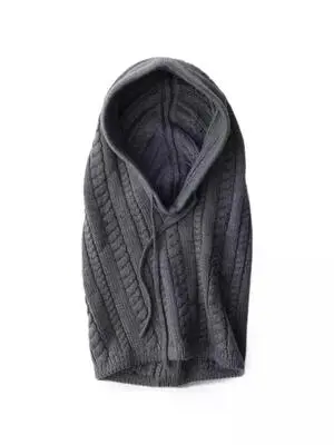 Prada Wool Balaclava - Grey