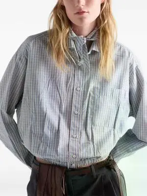 Prada Madras Fabric Shirt