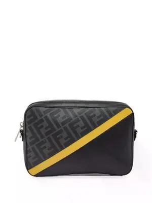 Fendi 2022 Ff Camera Clutch Bag - Black