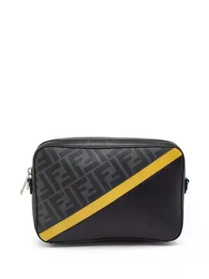 Fendi Ff Camera Clutch Bag - Black