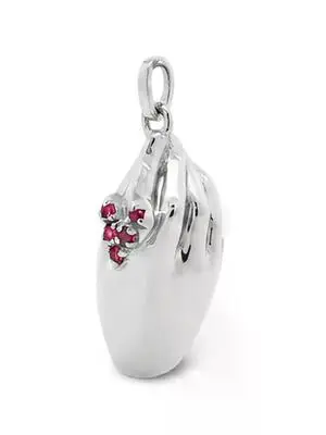 DI VOLPE Ma Che Vuoi Ruby-embellished Pendant Necklace