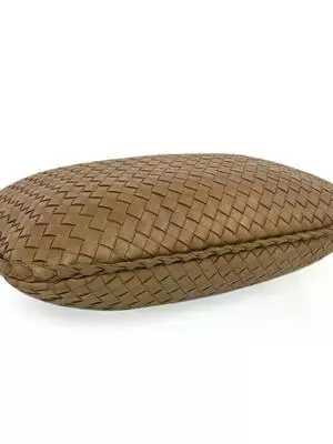 Bottega Veneta 2012-2026 Small Intrecciato Veneta Hobo Bag - Brown