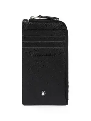 Montblanc Logo-plaque Zipped Cardholder - Black