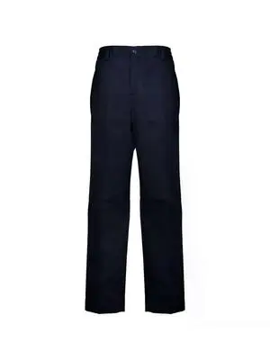 Moncler Tailored Cotton Trousers - Blue