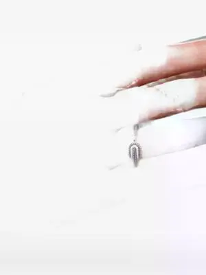 U LOS ANGELES U Solo Quartz And Diamond Ring - Silver