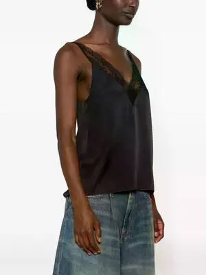 FORTE_FORTE Lace-trim Top