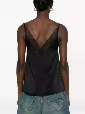 FORTE_FORTE Lace-trim Top