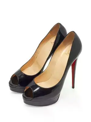 CHRISTIAN LOUBOUTIN Lady Peep Platform Pumps