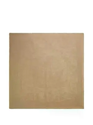 FERRAGAMO Silk Jacquard Shawl - Neutrals