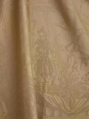 FERRAGAMO Silk Jacquard Shawl