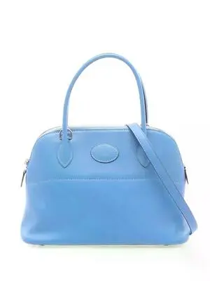 Hermès 2016 Swift Bolide 27 Satchel - Blue