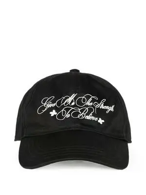 MASU Slogan-embroidered Baseball Cap