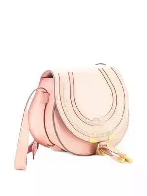 Chloé Marcie Leather Mini Crossbody Bag - Pink