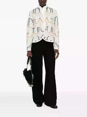 FORTE_FORTE Samarcanda Jacquard Jacket - Neutrals