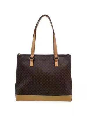 Celine Macadam Canvas Tote Bag - Brown