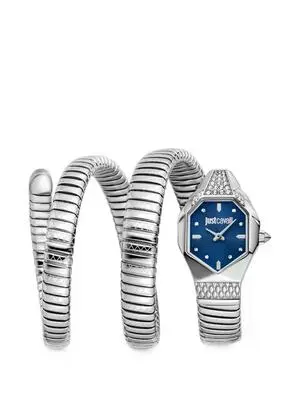 Just Cavalli Ambra Snake 22mm Watch - Blue