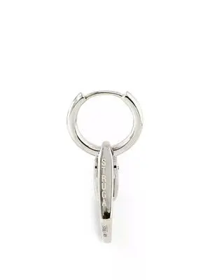 STRUGA Carabiner Drop Earrings - Silver