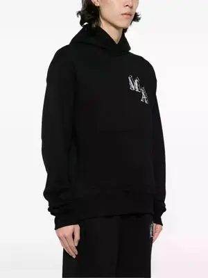 Amiri Angel Cotton Hoodie - Black