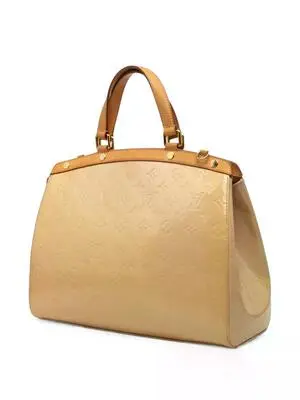 LOUIS VUITTON 2013 Monogram Vernis Brea Gm Satchel - Neutrals