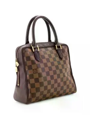 LOUIS VUITTON Brera Handbag Damier Satchel - Brown