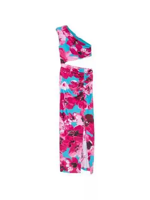 Amen Floral-print Maxi Dress - Pink