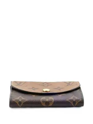 LOUIS VUITTON Rosalie Coin Purse Reverse Monogram Canvas Pouch - Brown