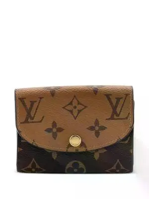 LOUIS VUITTON Rosalie Coin Purse Reverse Monogram Canvas Pouch - Brown