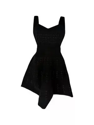 Maje Sleeveless V-neck Metallic Print Stretch-knit Dress