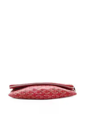 Goyard Saint Marie Coated Canvas Clutch Bag - Red