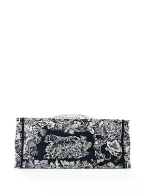 Dior Book Embroidered Canvas Large Tote Bag