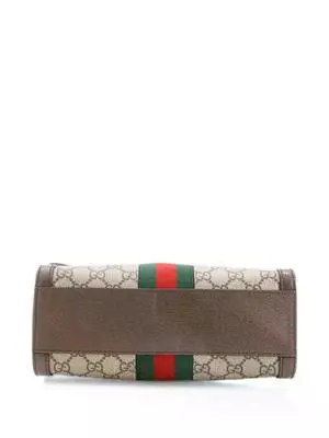 Gucci Ophidia Top Handle Gg Coated Canvas Small Tote Bag